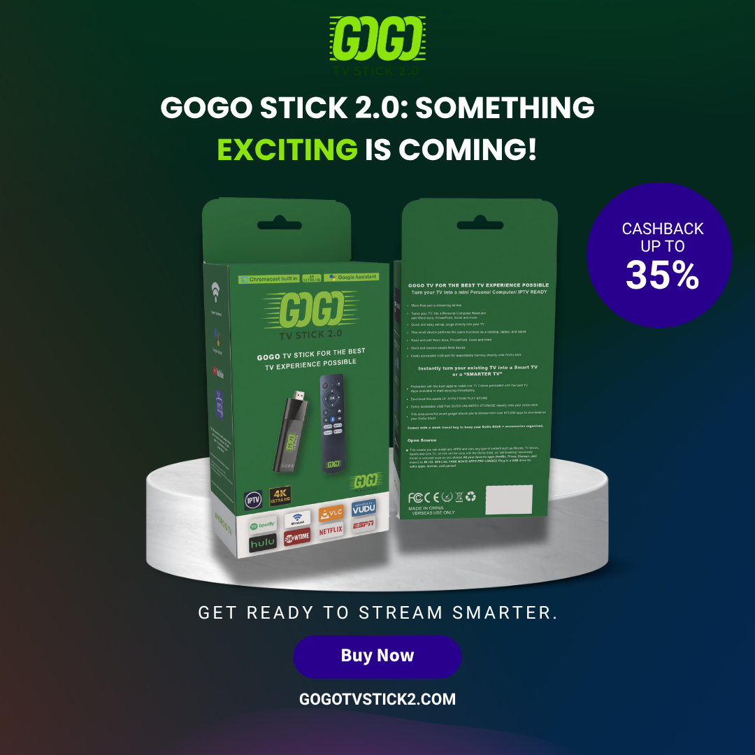 GOGO TV — Complete Internet TV, Zero Hassle